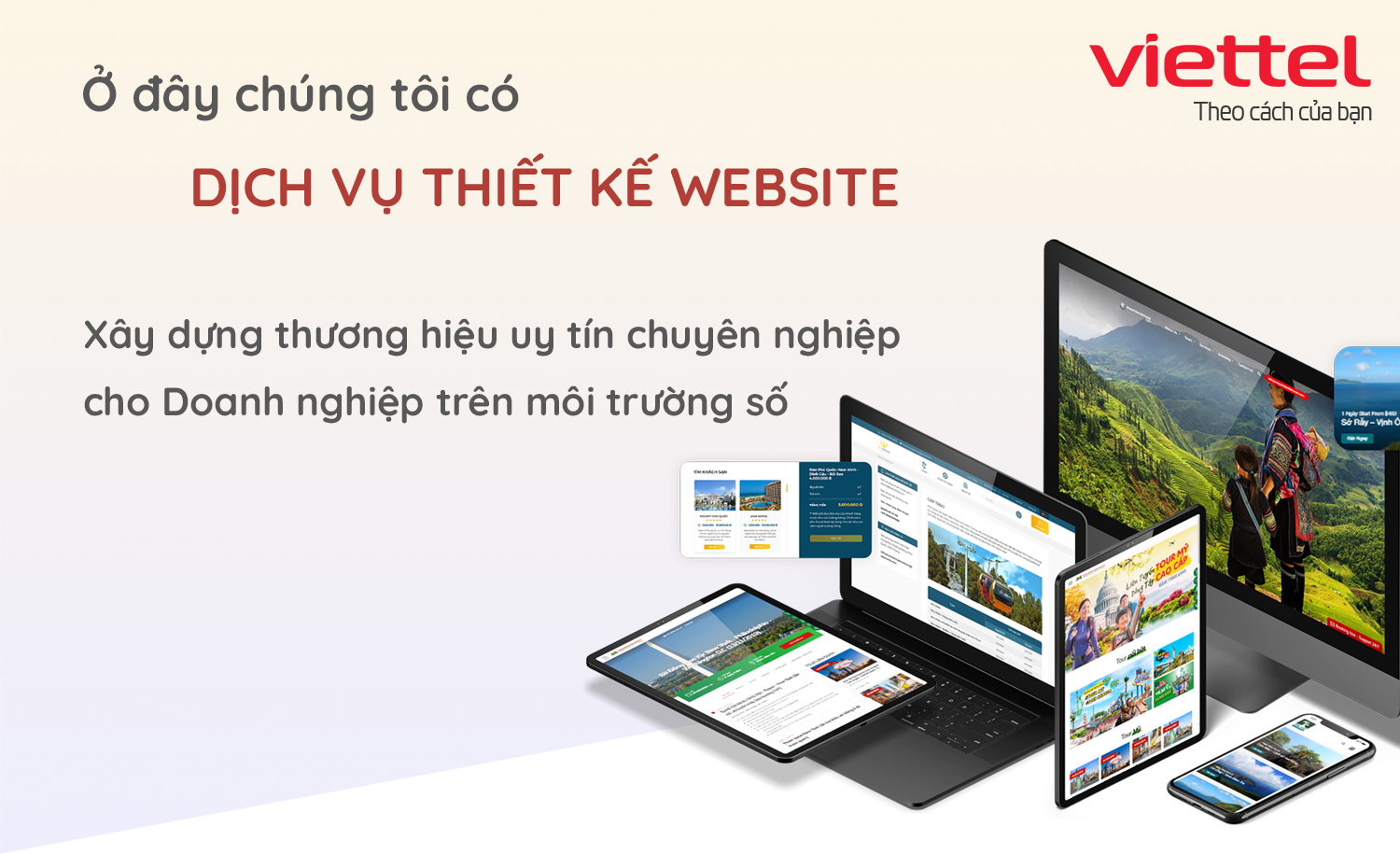 Thiết kế Website Viettel Portal | Viettel HCM